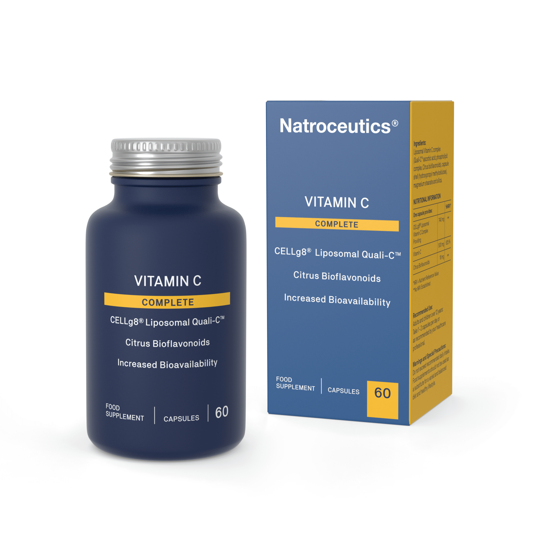 Vitamin C Complete 60 Capsules – Plum Organics Papamoa
