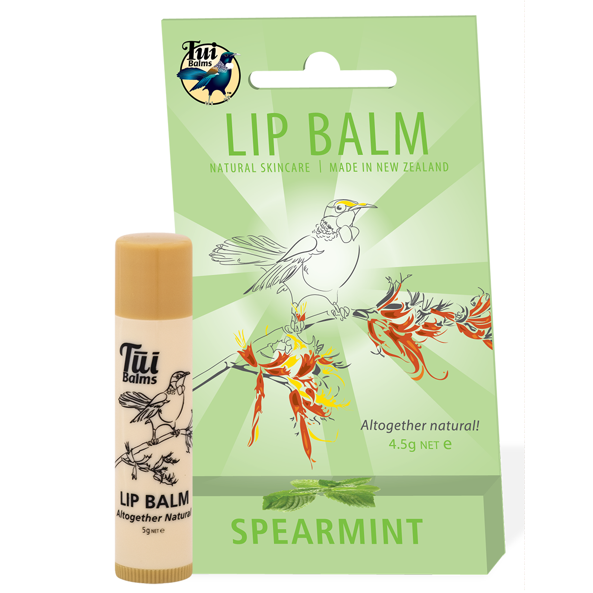 Tui Balms Spearmint Lip Balm – Plum Organics Papamoa