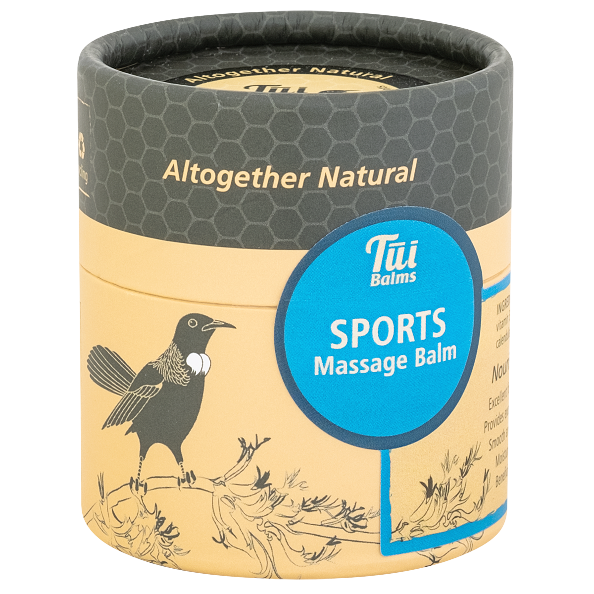 Tui Balms Sports Massage Balm 100g – Plum Organics Papamoa