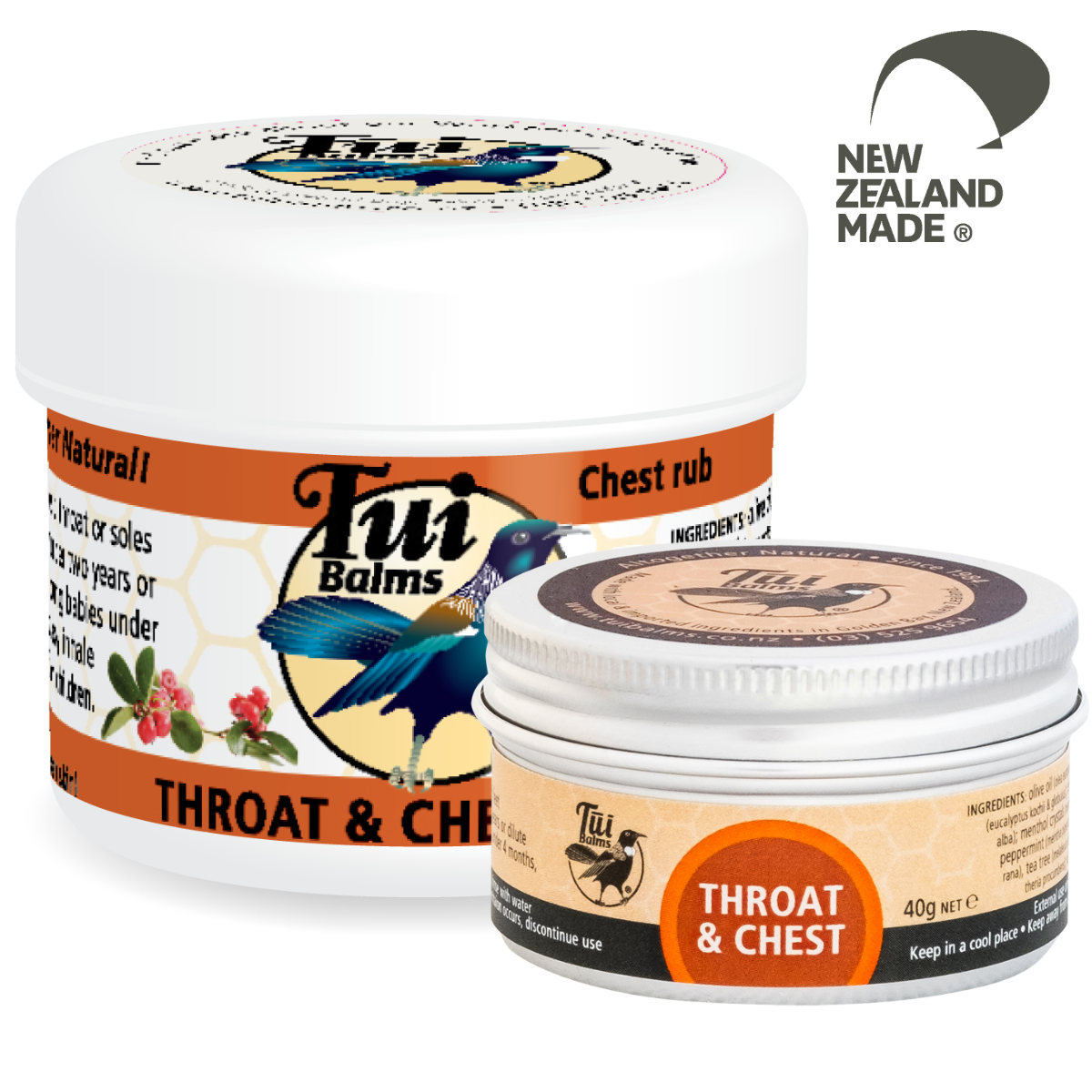 Throat And Chest Balm 40G – Plum Organics Papamoa