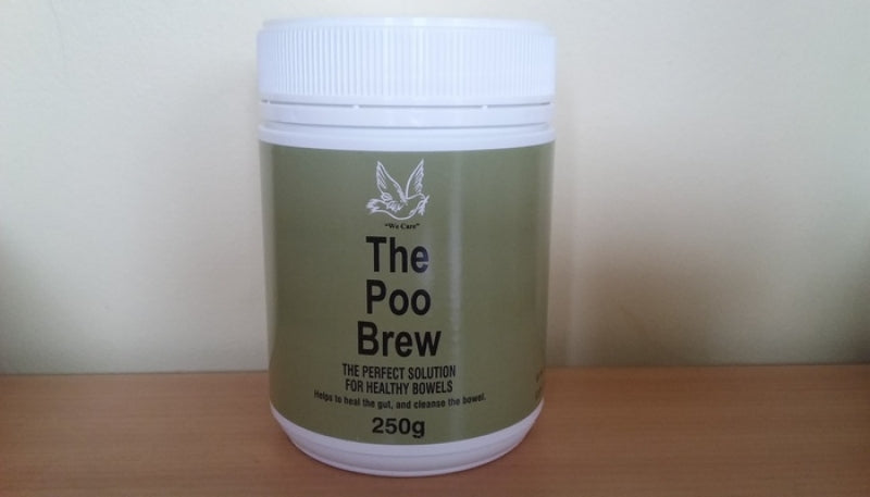 Poo Brew Bowel Cleanse & Gut Repair Pot 300g – Plum Organics Papamoa