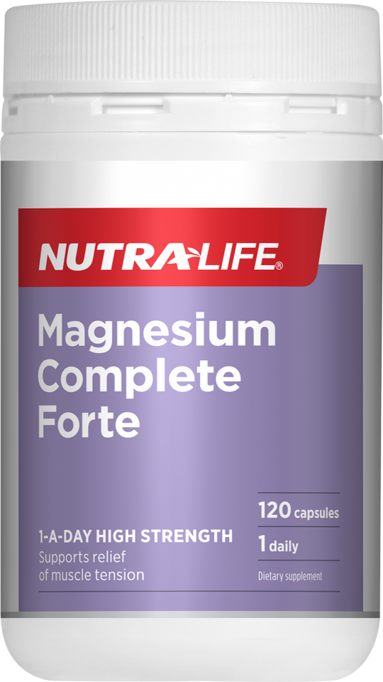 Magnesium Complete Forte 120Caps – Plum Organics Papamoa