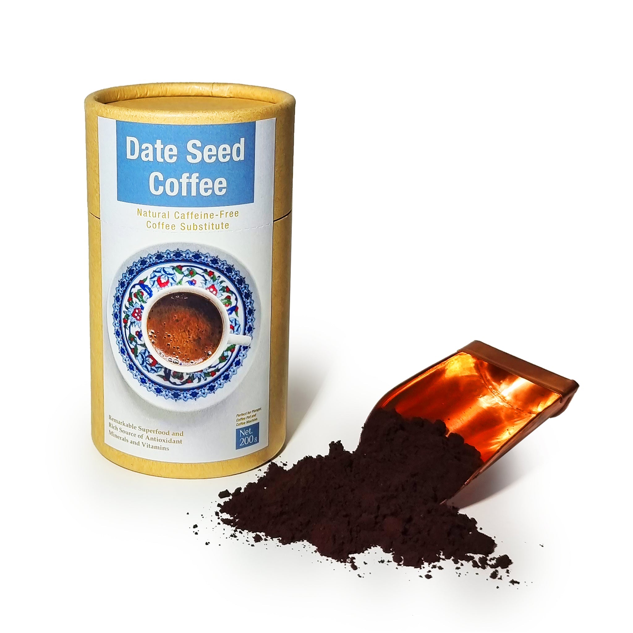 Date Seed Coffee Dark Roast 200g – Plum Organics Papamoa