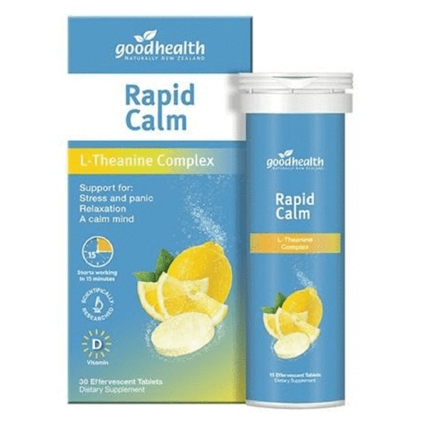 Rapid Calm 30 Effervescent Tablets – Plum Organics Papamoa