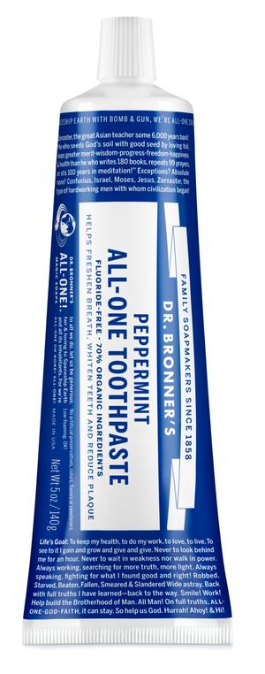 Peppermint Toothpaste 140G – Plum Organics Papamoa