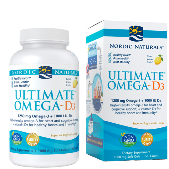 Ultimate Omega D3 Lemon 120Sg – Plum Organics Papamoa