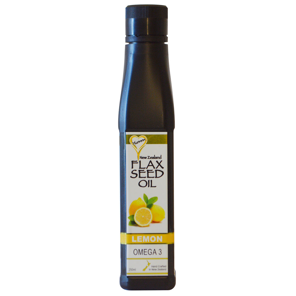 Flaxseed Oil Lemon 250ml – Plum Organics Papamoa