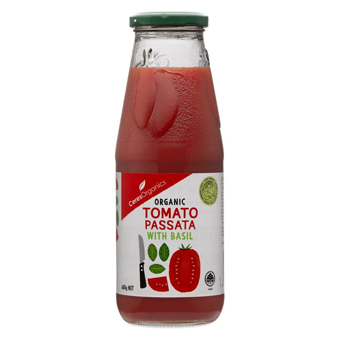 Passata With Basil 680G – Plum Organics Papamoa